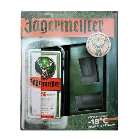 Jagermeister Original Herbal Liqueur Gift Pack (FOC Jagermeister Shot ...